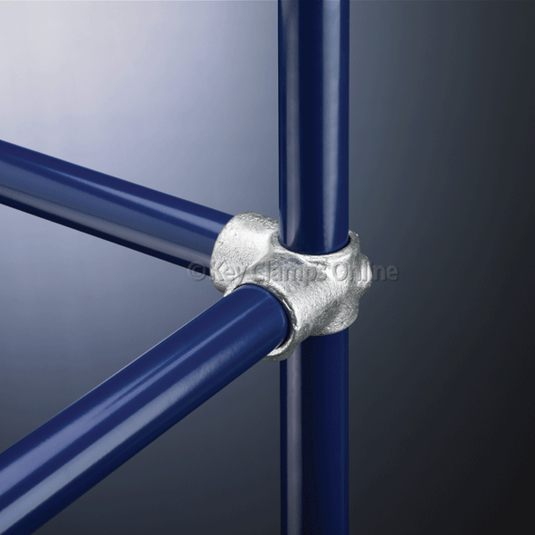 A020 3 Way 90 Degree Through Corner Key Clamp 26.9mm – Key Clamps Online