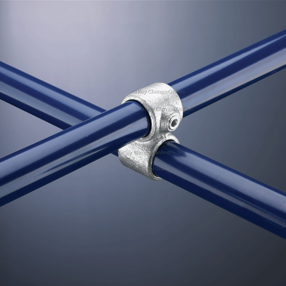 A028 Offset 90 Degree Cross Key Clamp 42.4mm – Key Clamps Online